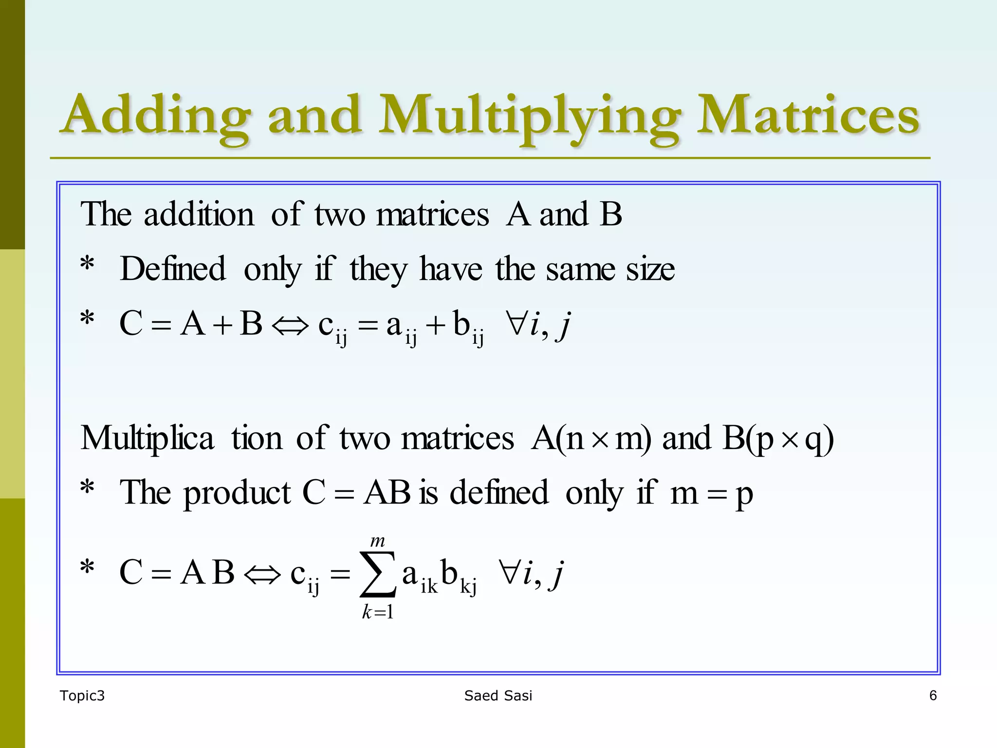 Lecture0003 Numerical Methods Topic 3 Solution Of Systems Of Linear Equations Lectures Pptx