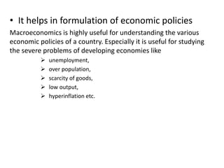 Macroeconomics | PPTX | Financial Industry | Industries