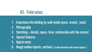 interior design lectures - measure drawing building study | PDF