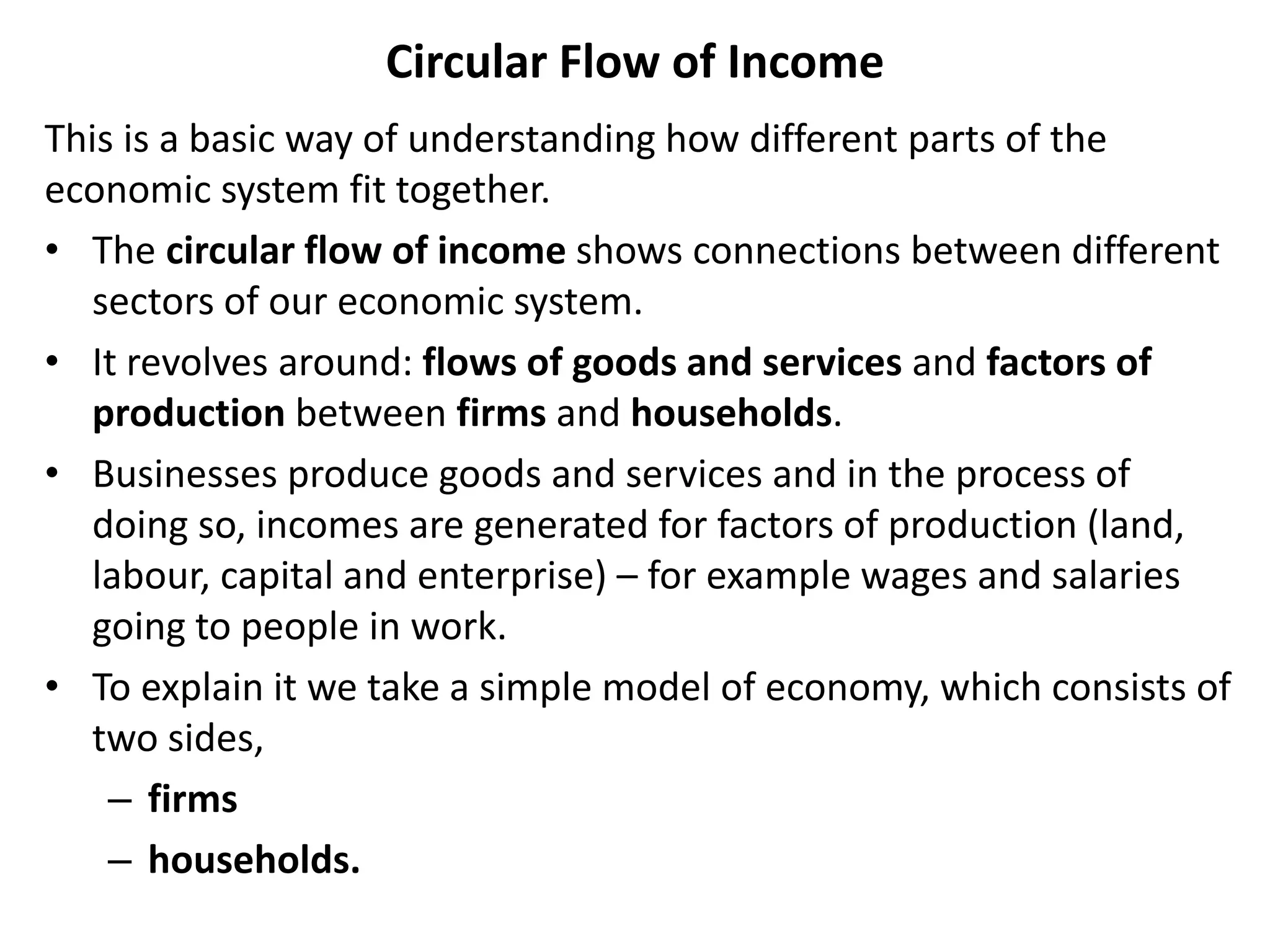 Circular Flow of Income | PPT