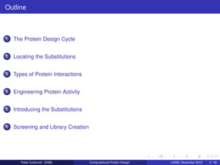 Computational Protein Design. 1. Challenges in Protein Engineering | PPT