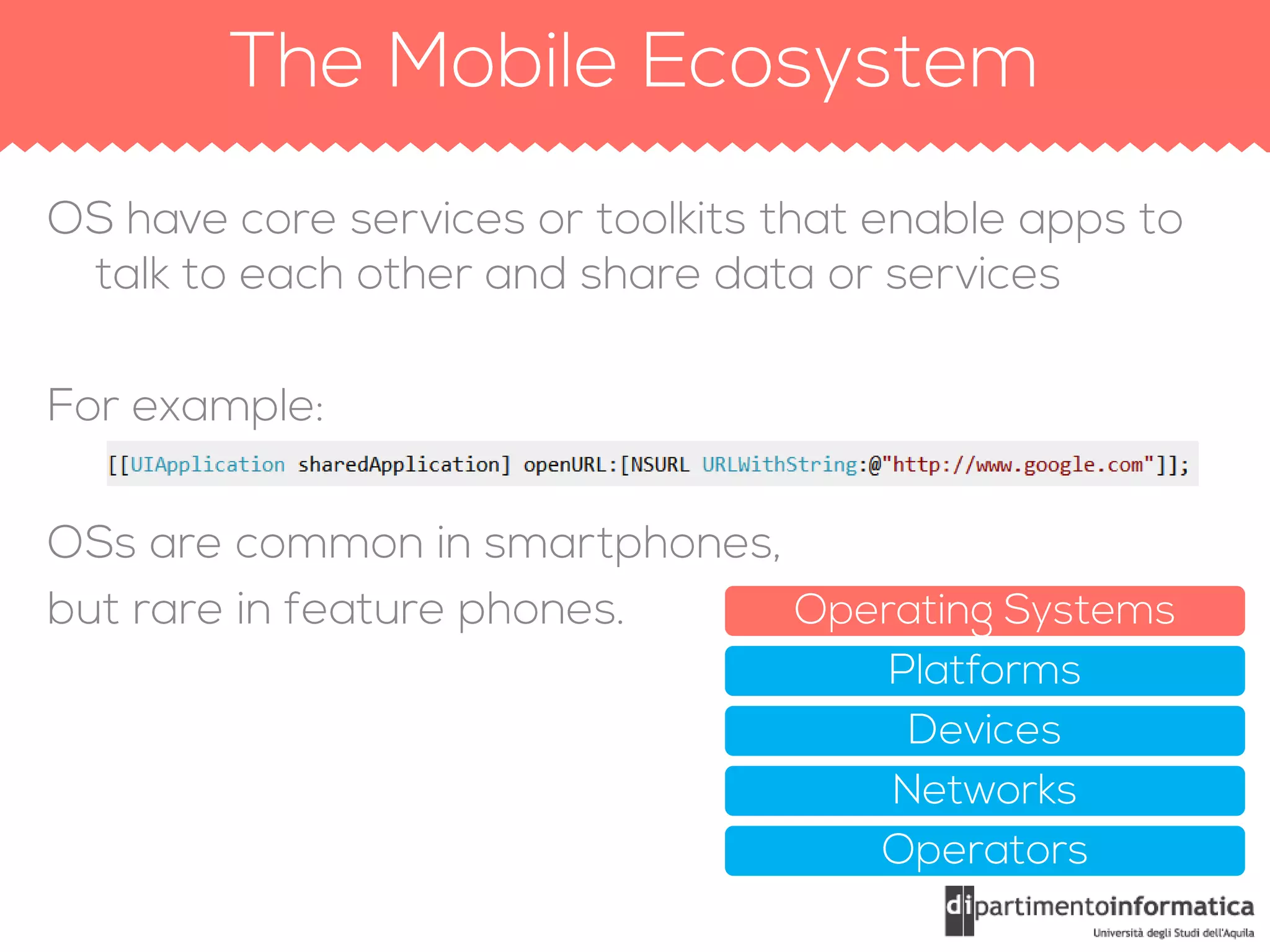 The Mobile ecosystem, Context & Strategies | PPT