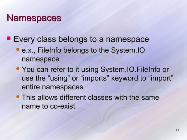 Visula C# Programming Lecture 1 | PPT