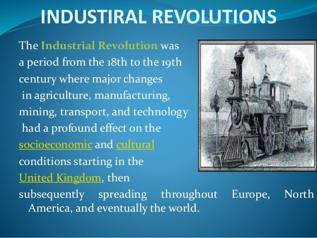 Introduction to Industrializations