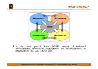 Micro Electro Mechanical Systems (MEMS) Class Materials - Lecture 01 | PDF