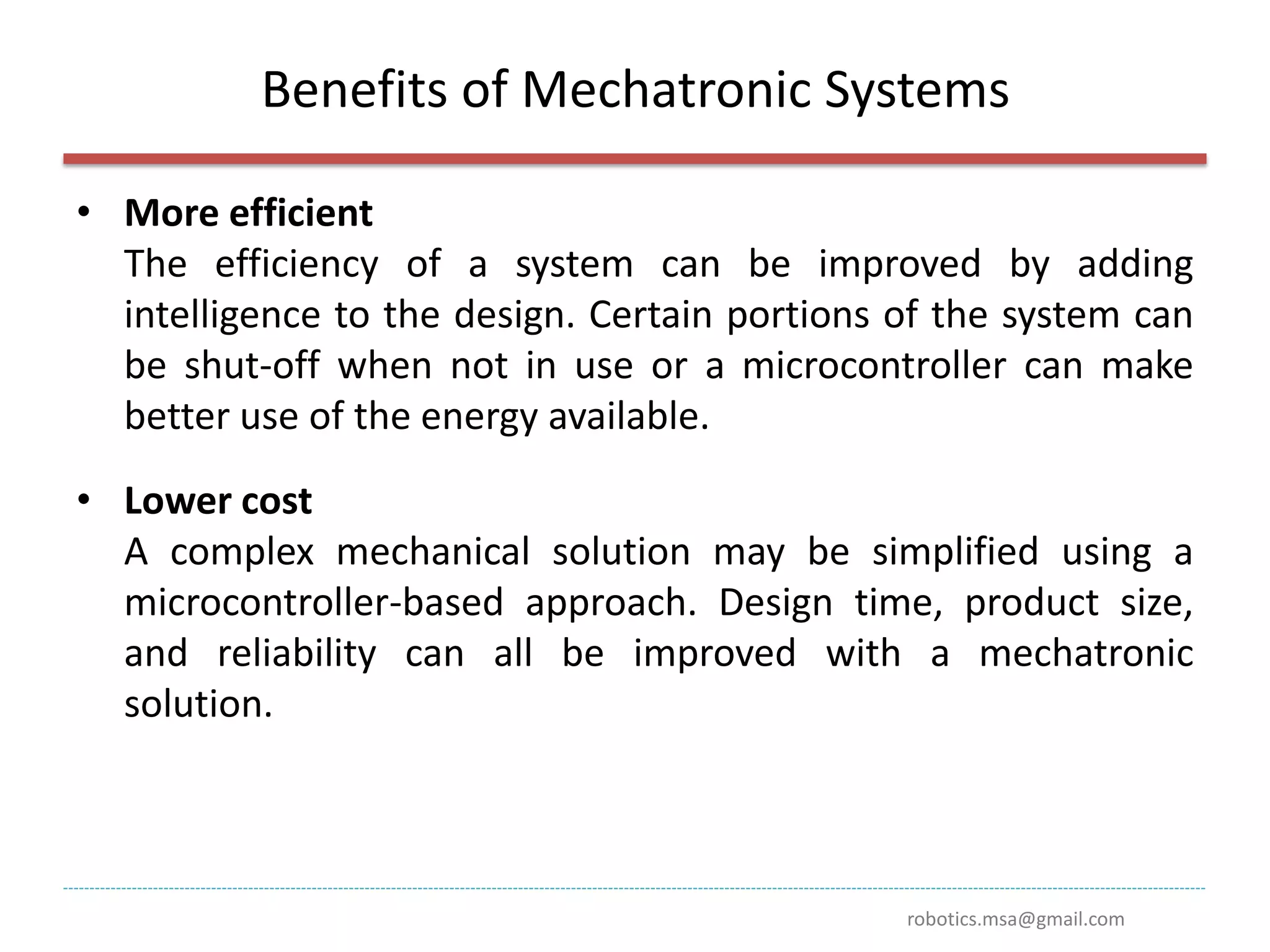 introduction to mechatronics | PDF