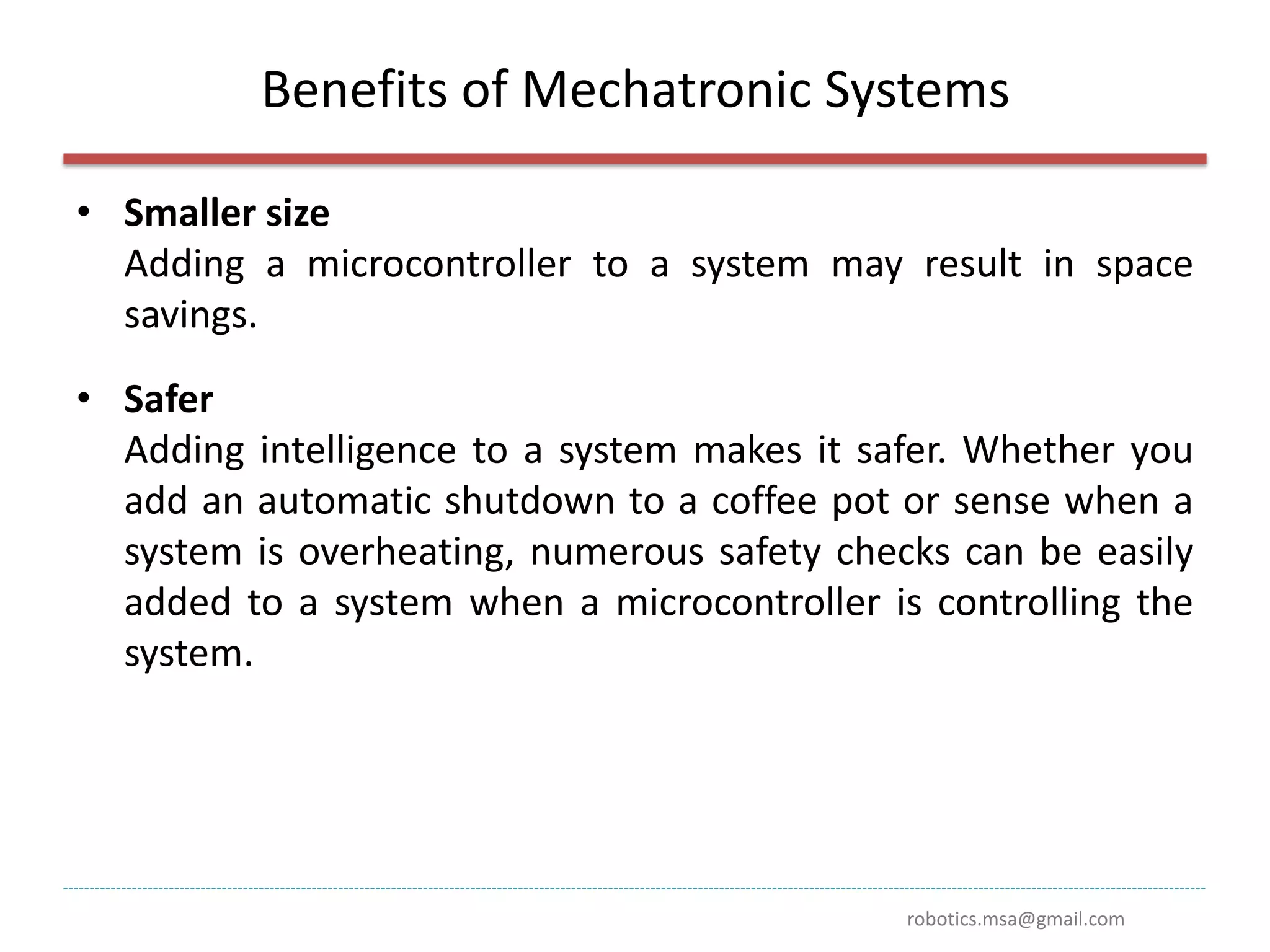 introduction to mechatronics | PDF