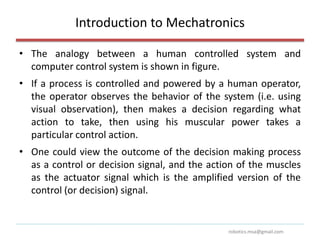 introduction to mechatronics | PDF