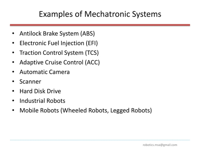 introduction to mechatronics | PDF