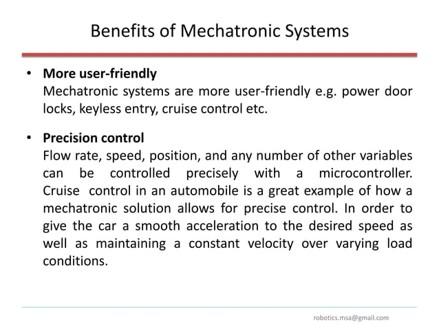 introduction to mechatronics | PDF