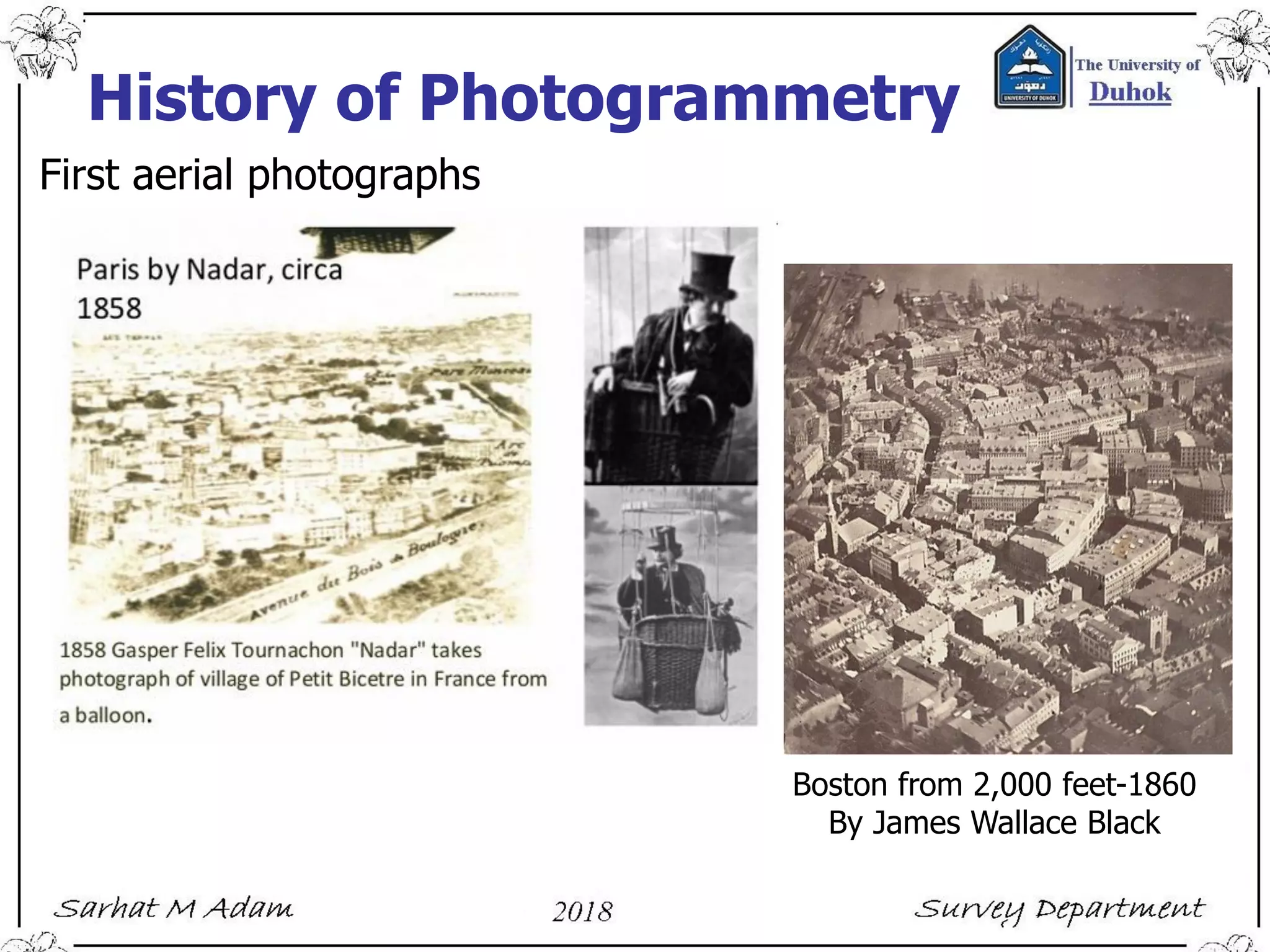 Lecture01: Introduction to Photogrammetry | PDF