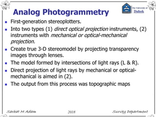 Lecture01: Introduction to Photogrammetry | PDF