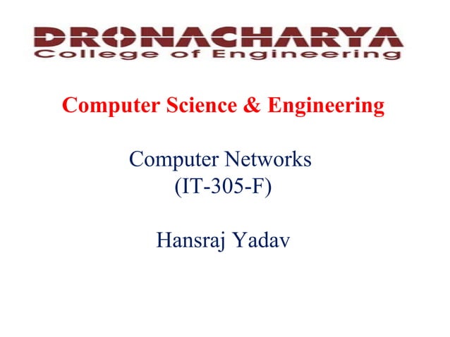 Computer Networks Ppt Computer Networking Computing 0078