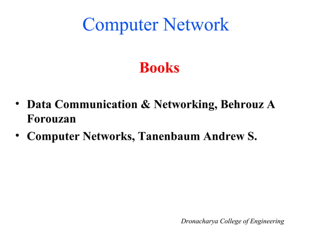 computer networks | PPT | Computer Networking | Computing