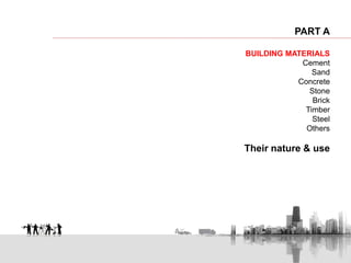 Introduction to Building materials | PPTX