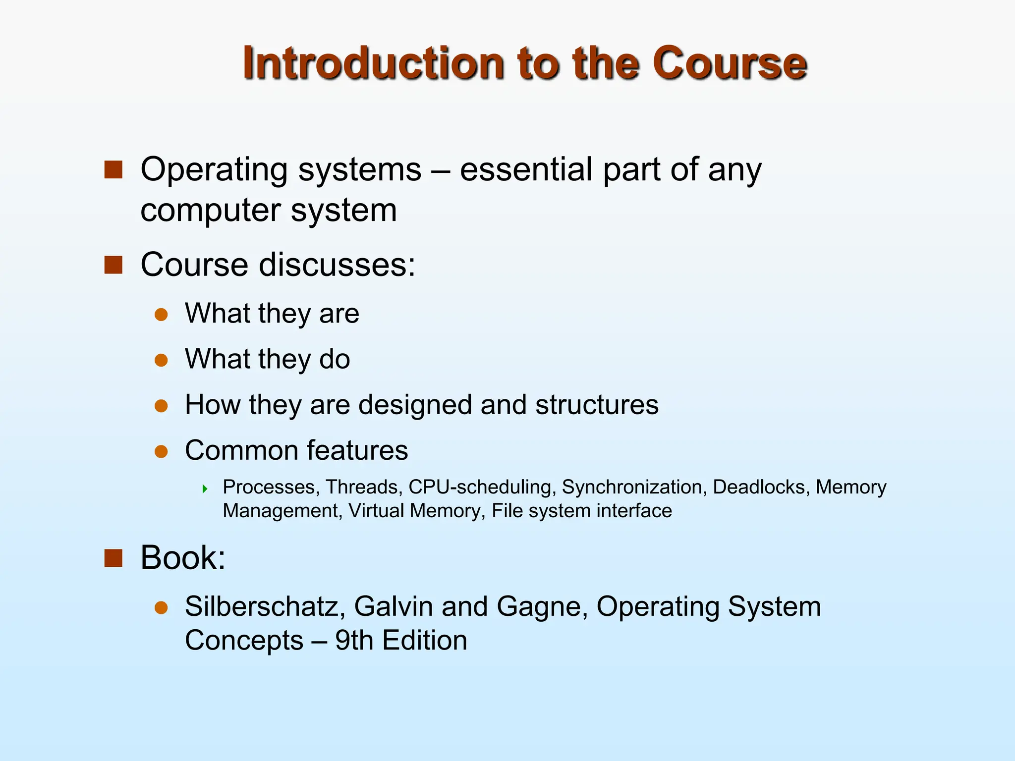 Lecture01 Operating System Course Introduction Ppt 1801