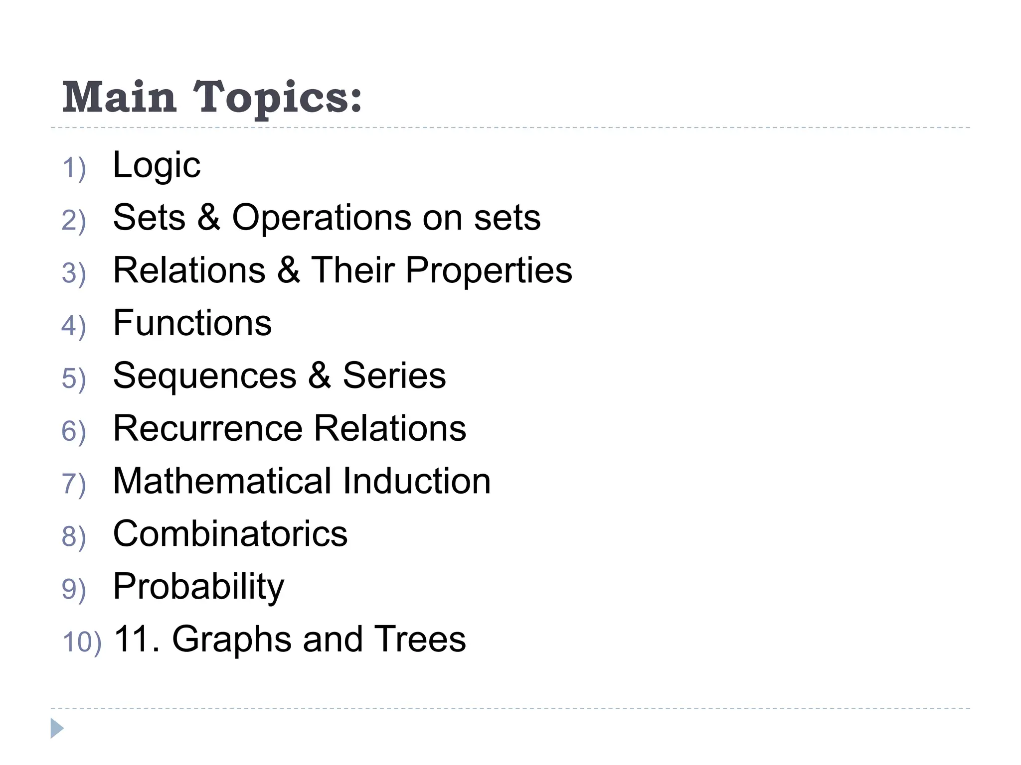 discrete structures and their introduction | PPTX | Educational Assessment | Education
