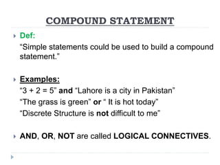 discrete structures and their introduction | PPTX