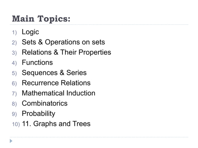 discrete structures and their introduction | PPTX | Educational ...
