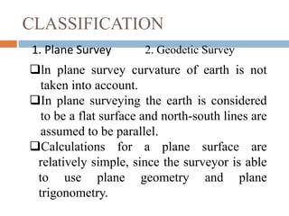 Presentation on Introduction of Surveying. | PPTX