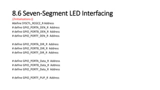 Input-Output Interfacing for LED and Switch | PPTX