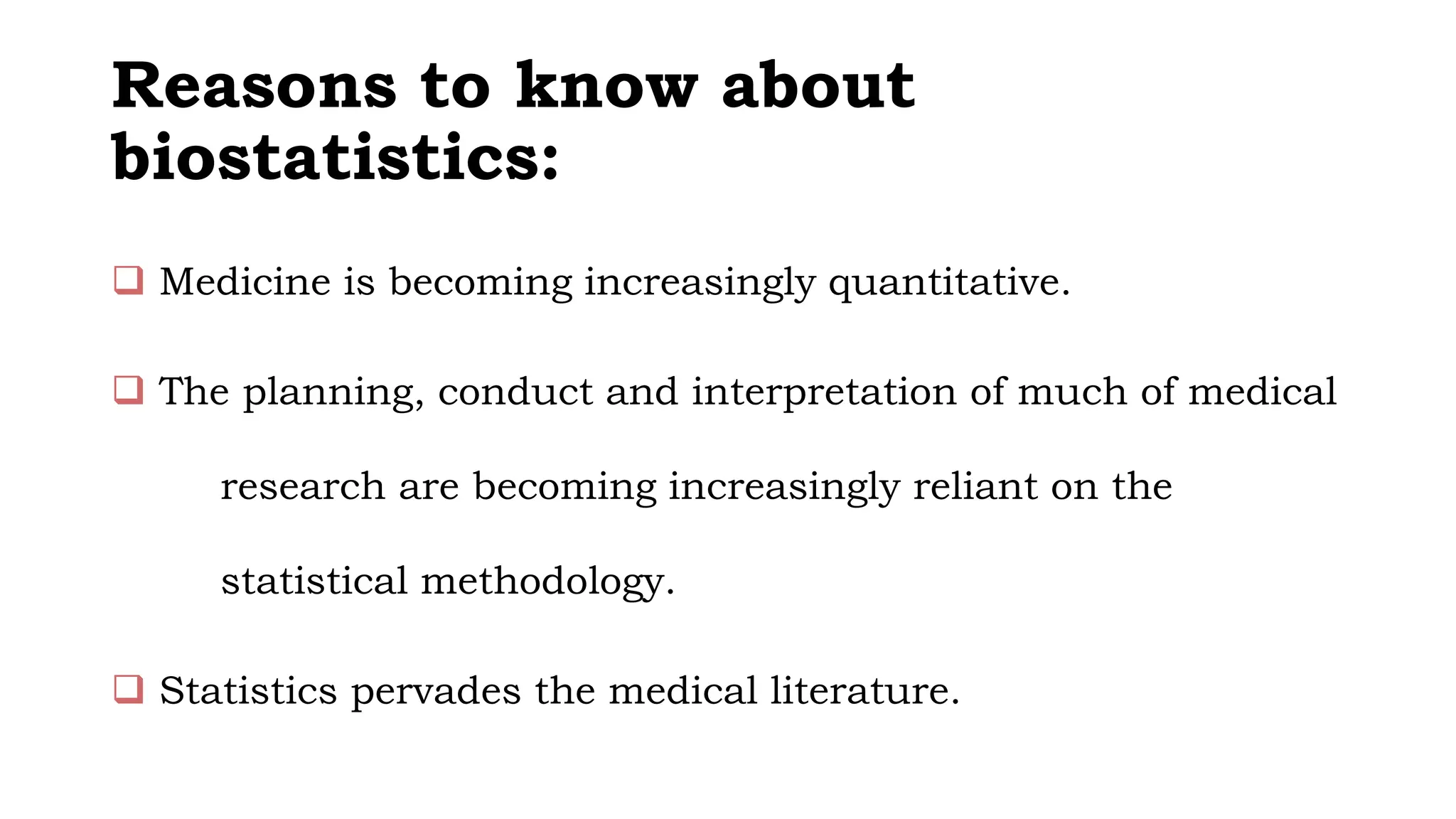 Biostatistics Introduction Lecture 01 Pptx