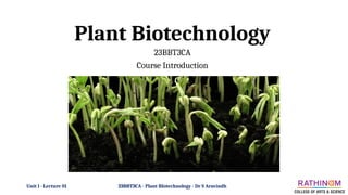Lecture 01.pptx introduction about plant | PPT