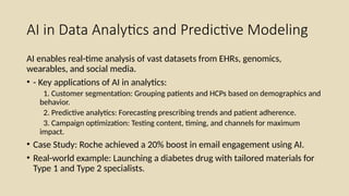 The Transformative Role of Artificial Intelligence in Pharmaceutical Marketing | PPTX