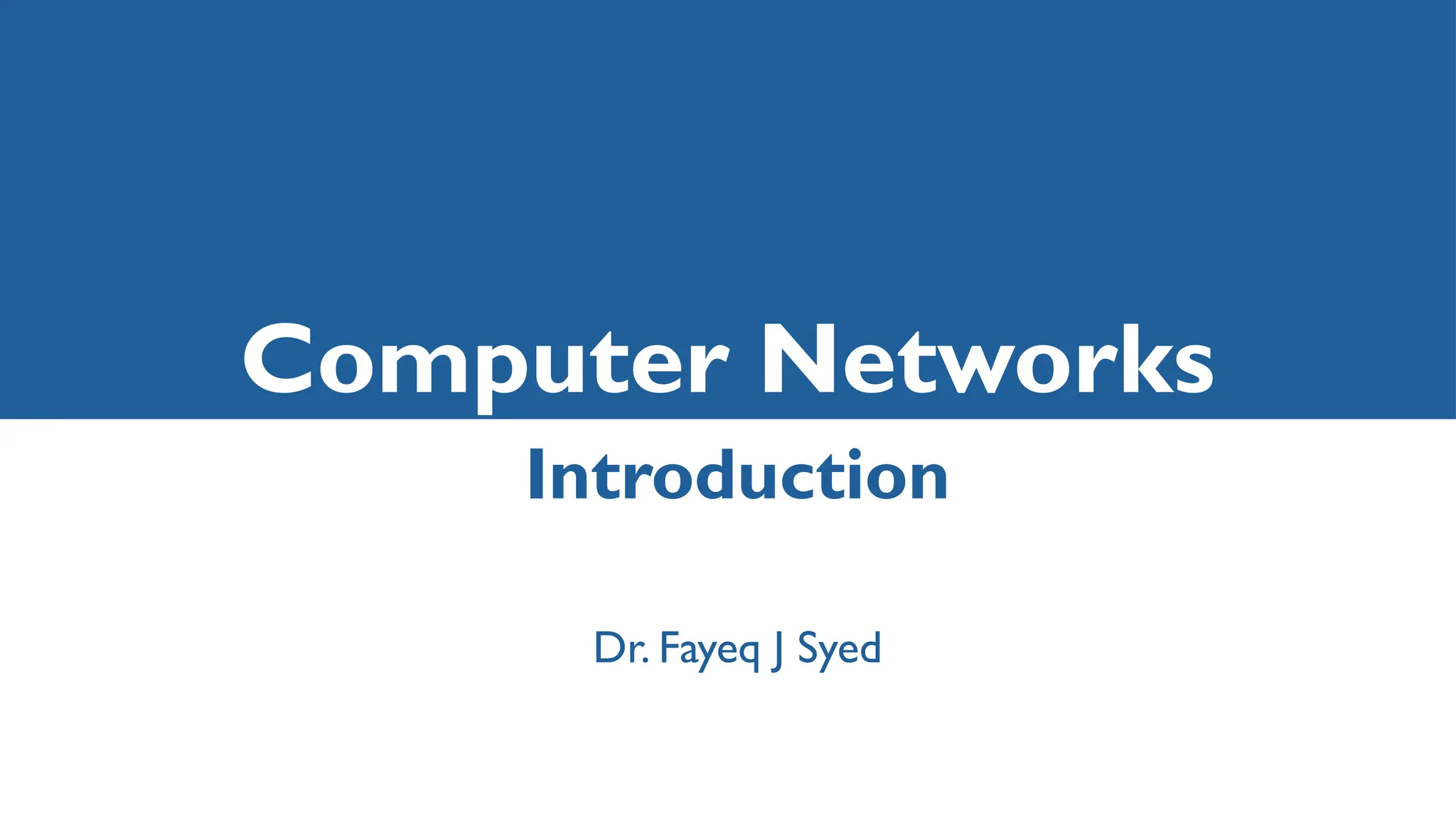 Introduction to Computer Networks and OSI Model | PPTX