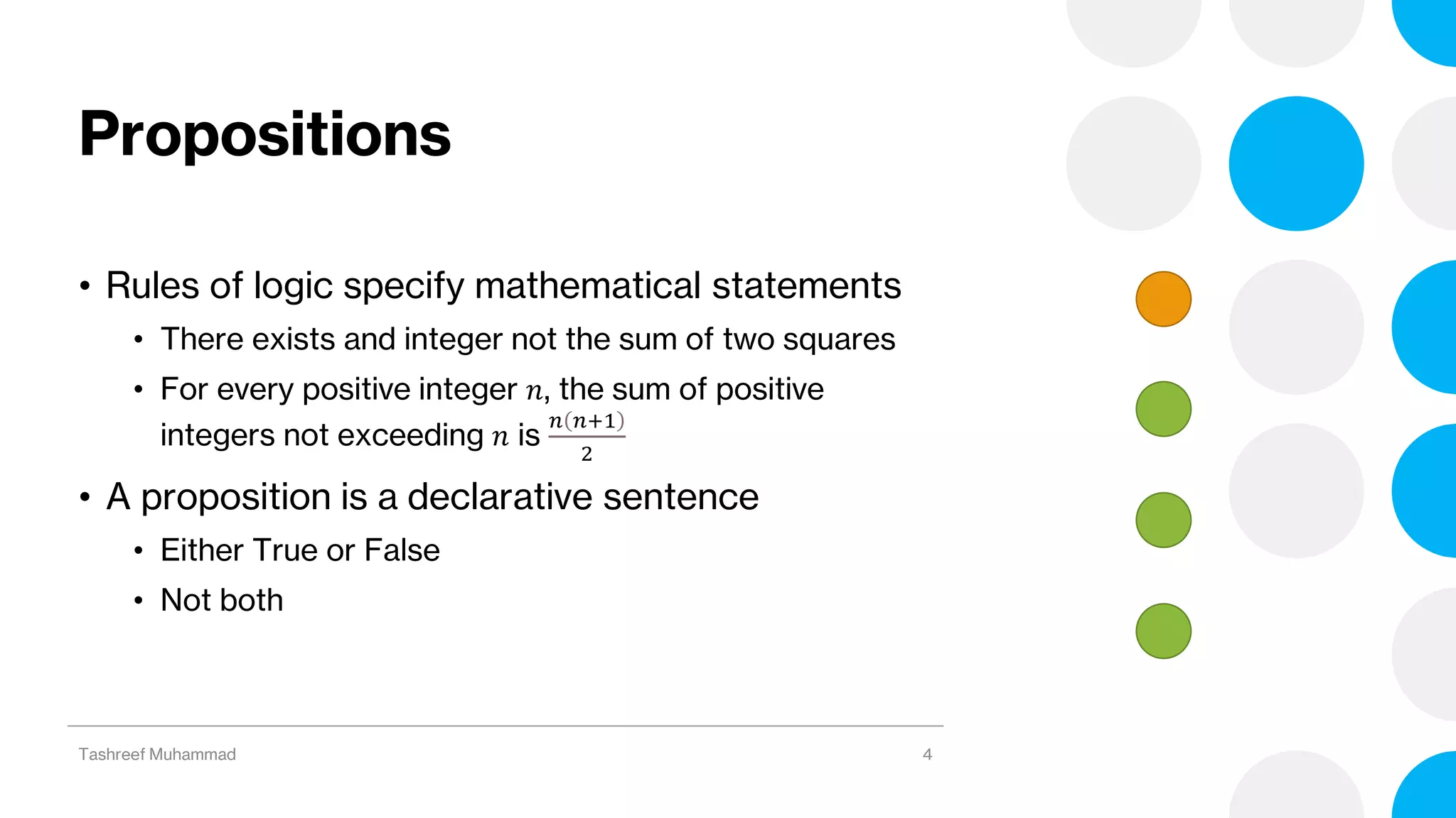 Lecture 01 - Discrete Mathematics | PPT