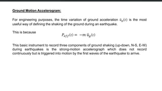Lecture 01- Elastic Response Spectra.pptx