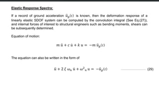 Lecture 01- Elastic Response Spectra.pptx