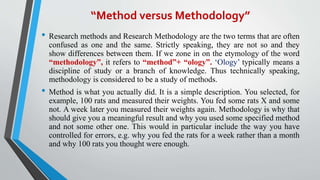 Fundamentals of Research | PPTX