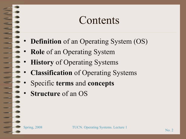 Lecture01 introduction | PPT | Operating Systems | Computer Software and Applications