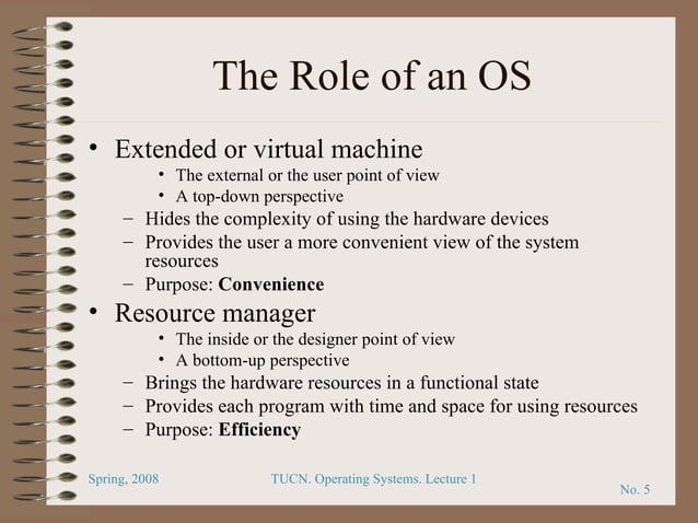 Lecture01 introduction | PPT | Operating Systems | Computer Software and Applications