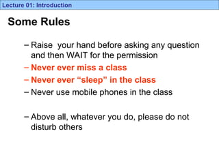 Lecture 01-Computer Networks first lecture | PPT
