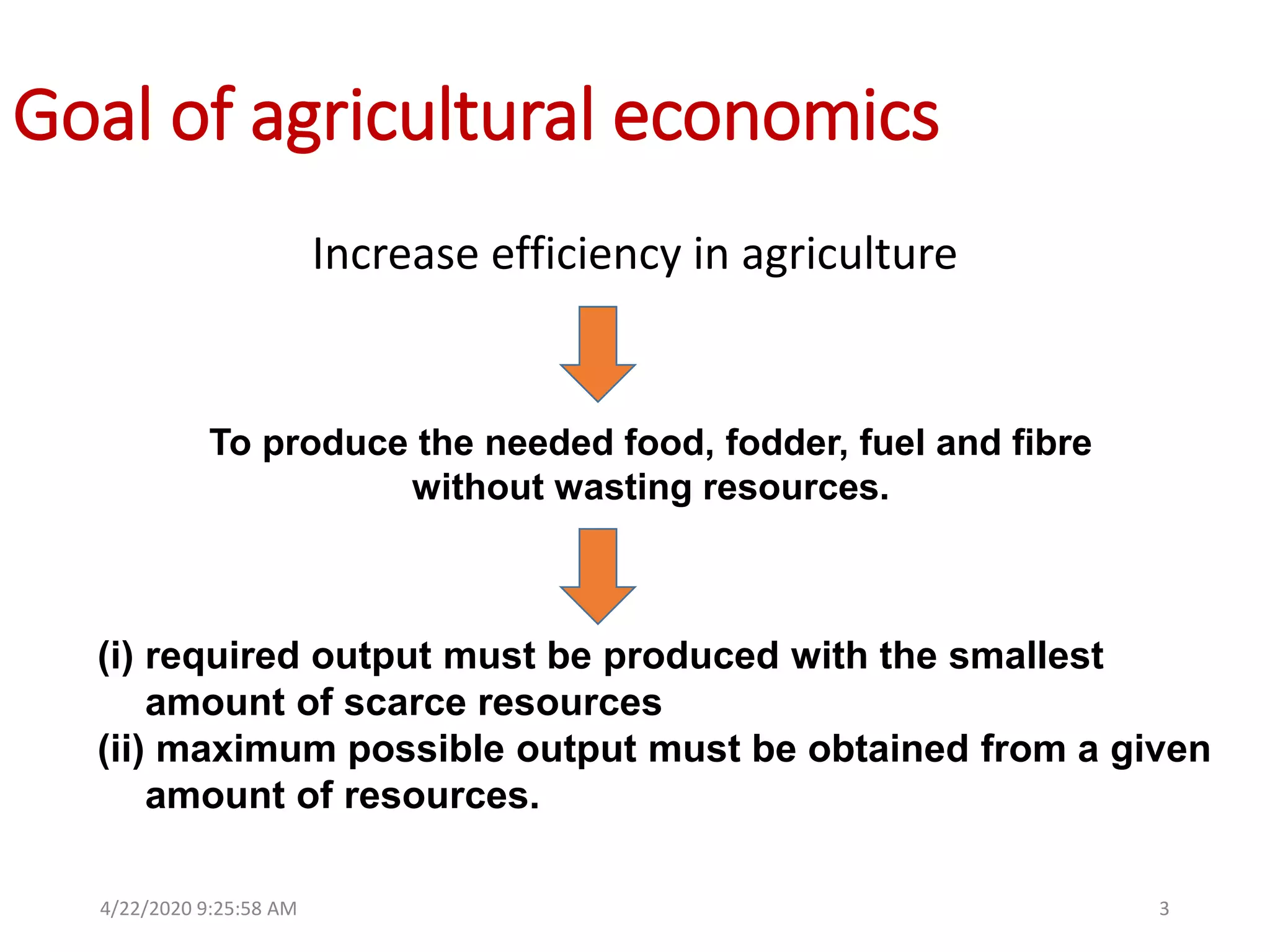 Lecture 01 Introduction to Production Economics | PPTX