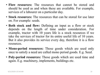 Lecture 01 Introduction to Production Economics | PPTX