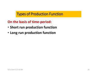 Lecture 01 Introduction to Production Economics | PPTX