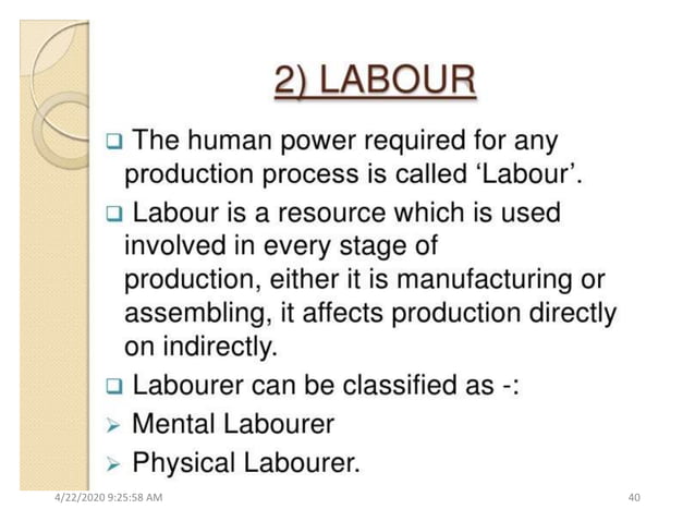 Lecture 01 Introduction to Production Economics | PPTX | Agriculture | Industries