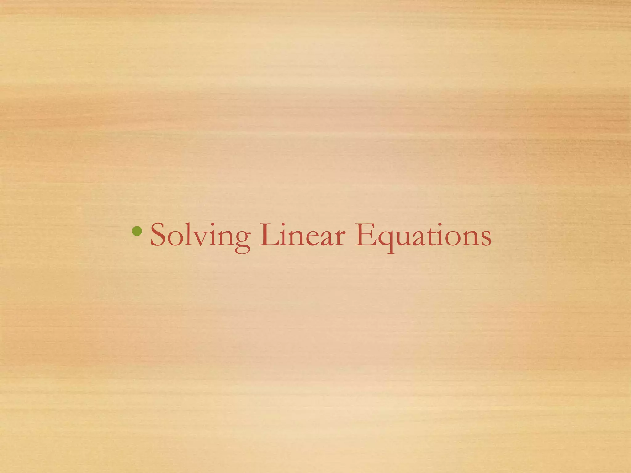 Lecture 01 - Linear Equations.ppt