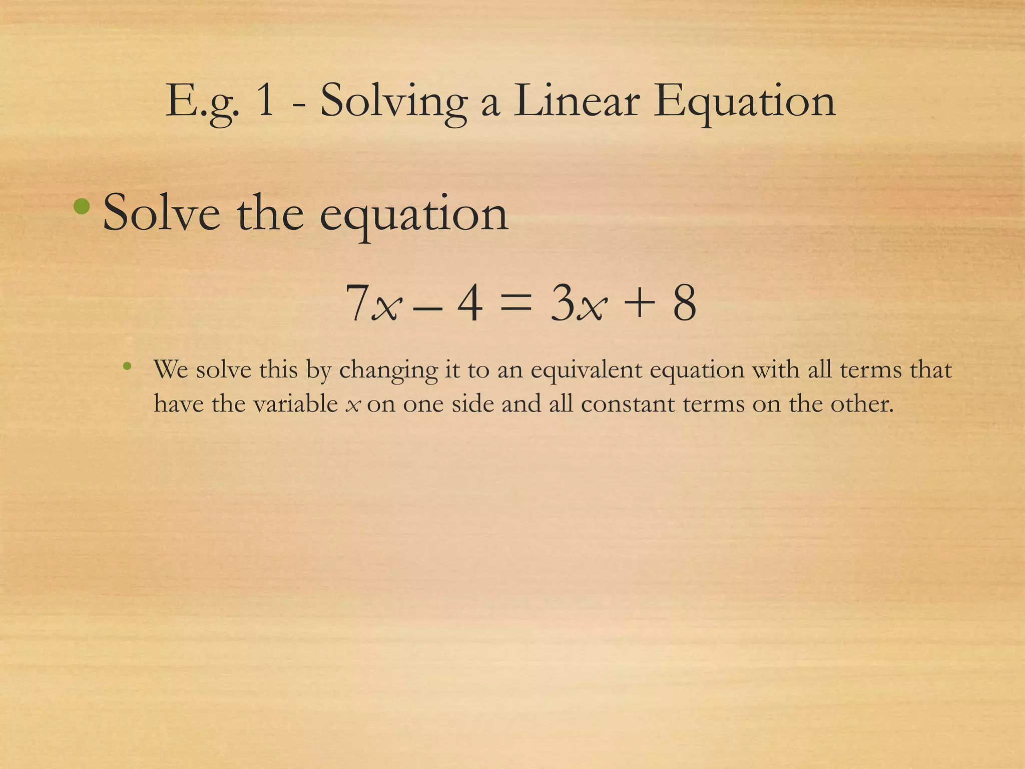 Lecture 01 - Linear Equations.ppt