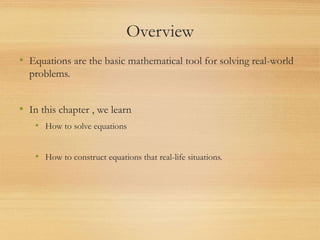 Lecture 01 - Linear Equations.ppt