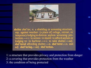 Lecture01 Shelter Ym | PPT