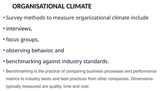 LECTURE 010 ORGANIZATIONAL CLIMATE FOR THE MODERN ORGANIZATIONS.pptx