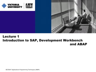 Lecture01 abap on line | PPT