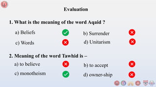 Lecture_01, Aqaid, Islam and importance of islamic education English ...