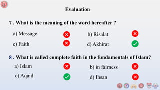Lecture_01, Aqaid, Islam and importance of islamic education English ...