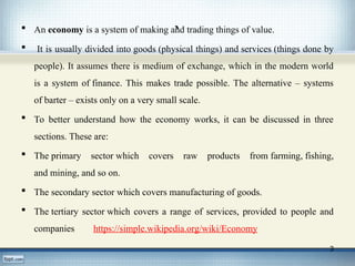 Introduction to Economy of Pakistan (Lecture) | PPT