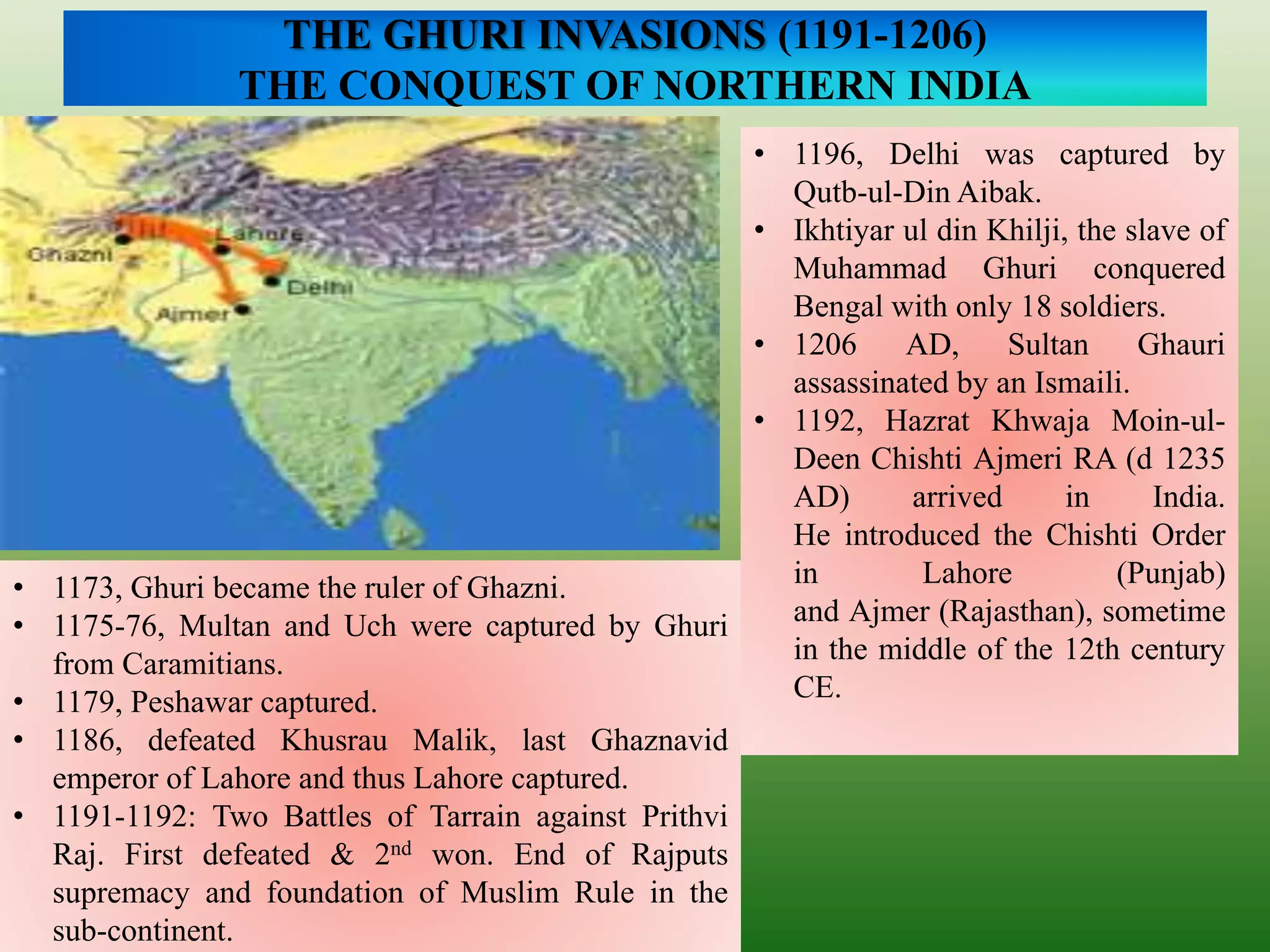 Lecture 01 formation & evolution of muslim society in indian | PPTX